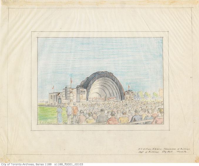 1936 - Sketch of unidentified building - Toronto Guardian