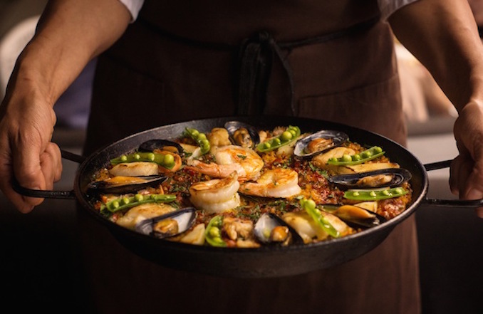 Seafood Paella from Chef Stuart Cameron of Patria