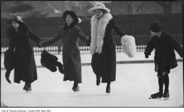 Old Skating Photographs from Toronto