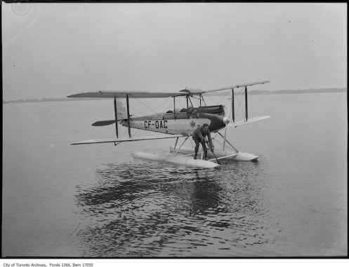Vintage Airplane Photographs from Toronto