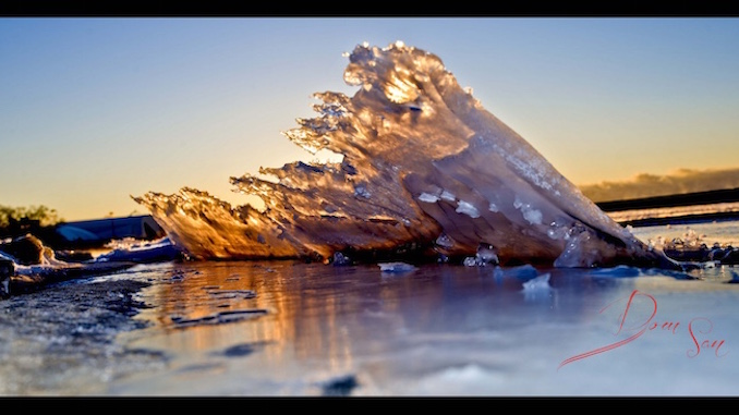 Natural Ice Sculpture by Domnic Santiago