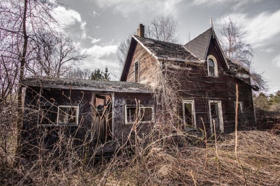 Haunted House in Ontario by Joel Levy