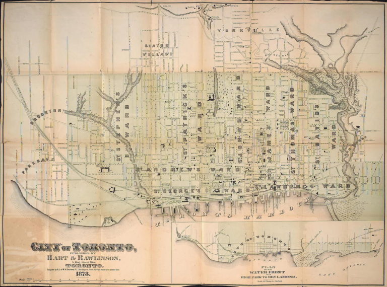 Curated Collection of Vintage Toronto Maps