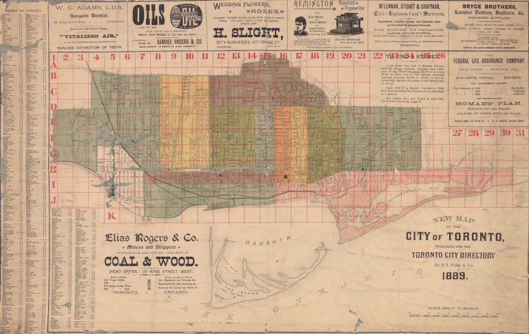 Curated Collection of Vintage Toronto Maps