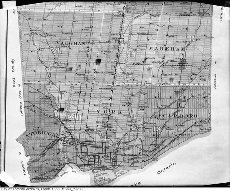 Curated Collection of Vintage Toronto Maps