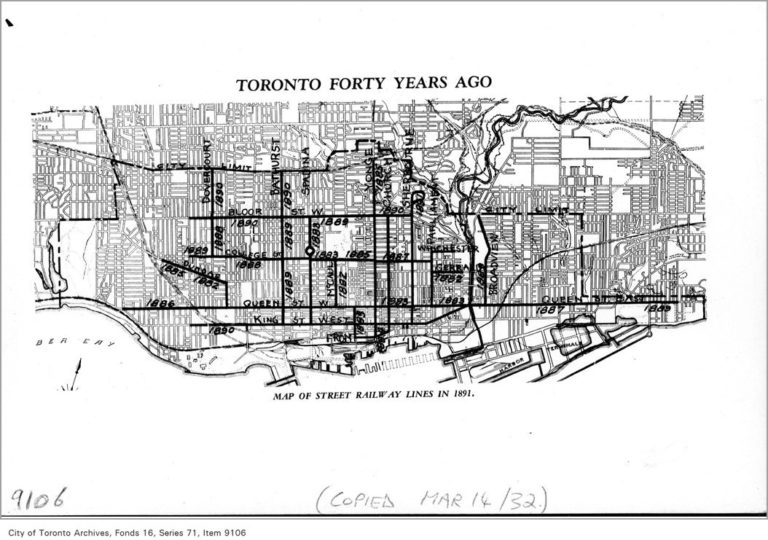 Curated Collection of Vintage Toronto Maps