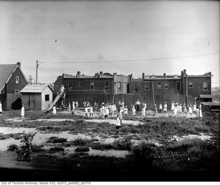Vintage Photographs of School Students in Toronto