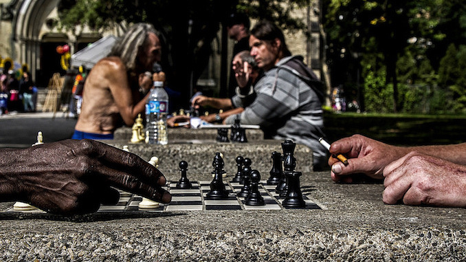 "Hands Playing Chess" by Toronto Photographer Michael Ishlove