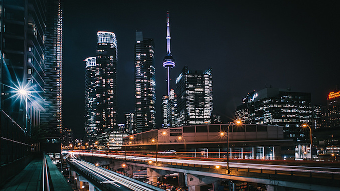 "Toronto at Night" by Toronto Photographer Hannah Jor