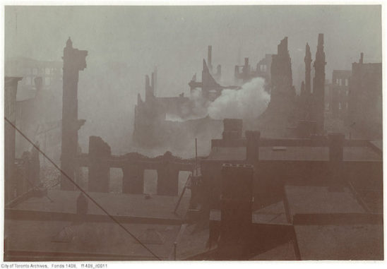 Old Photographs of Ruins from the Toronto Fire that Destroyed Downtown
