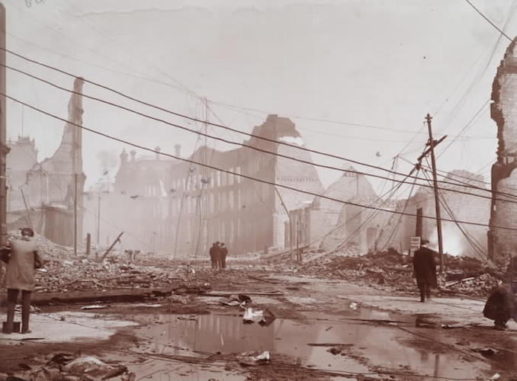 Old Photographs of Ruins from the Toronto Fire that Destroyed Downtown