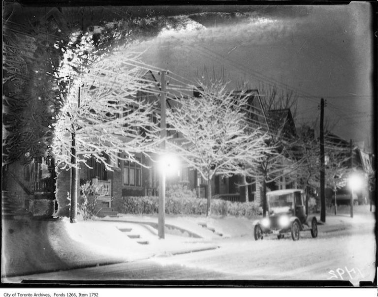 Vintage Photographs of Toronto Snow Storms and Aftermaths