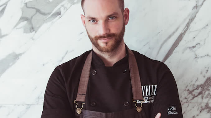 Chef Romain Avril of Lavelle restaurant Chats Valentine's Day