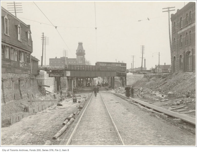 Vintage Queen Street Photographs from Toronto, Canada