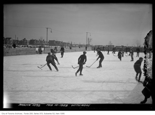 A Curated Collection of Old Hockey Photographs from Toronto