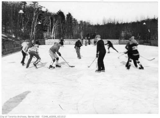 A Curated Collection of Old Hockey Photographs from Toronto