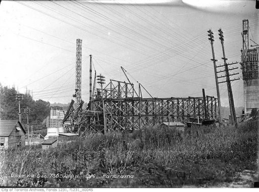 Vintage Photographs of the Construction of the Bloor Street Viaduct