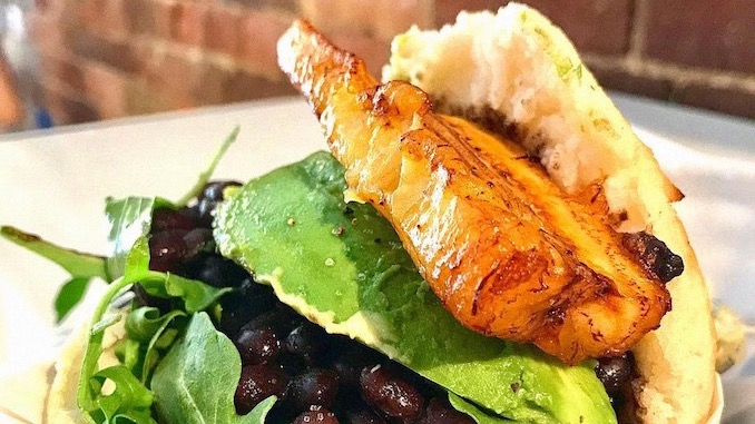 Pabellon Veggie Arepa Recipe from Arepa Cafe on Queen West