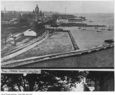 Old photographs of the Toronto waterfront from the archives