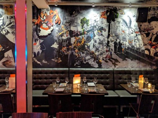 Comic Book & Superhero themed Figures restaurant introduces new menu