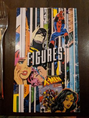 Comic Book & Superhero themed Figures restaurant introduces new menu