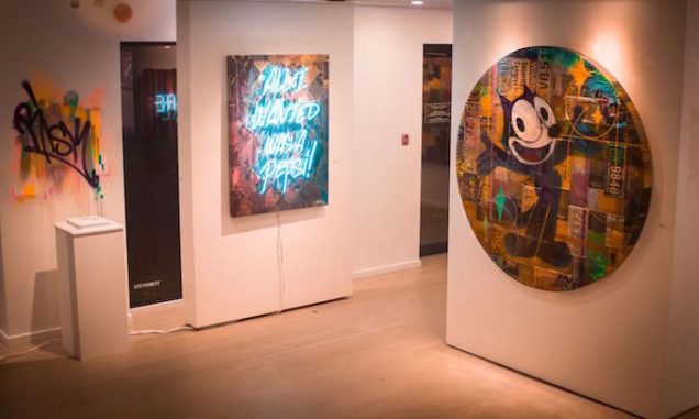 Graffiti Artist RISK paints new mural in Yorkville, Toronto