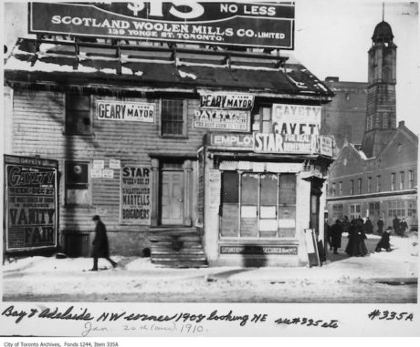 Old Photographs of Toronto Corner Stores and Intersections (1900-1982)