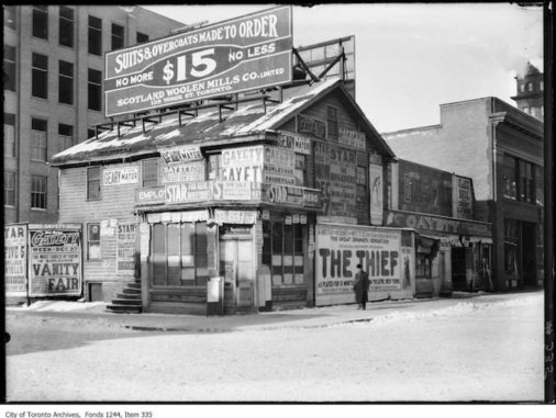 Old Photographs of Toronto Corner Stores and Intersections (1900-1982)