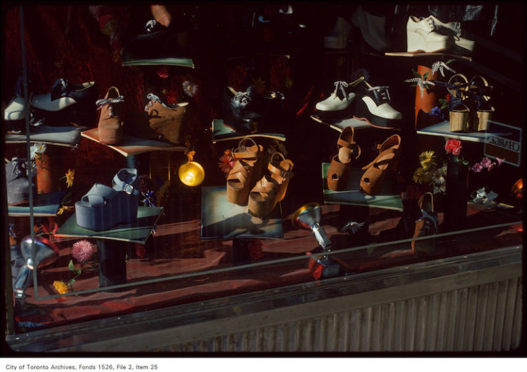 Photographs of Old Shoe Stores in Toronto