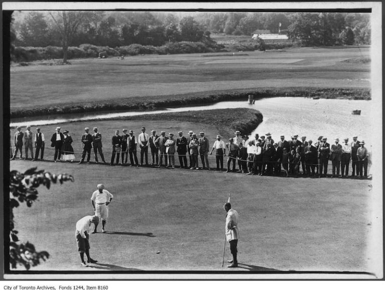 Old Golf Photographs from the City of Toronto Archives