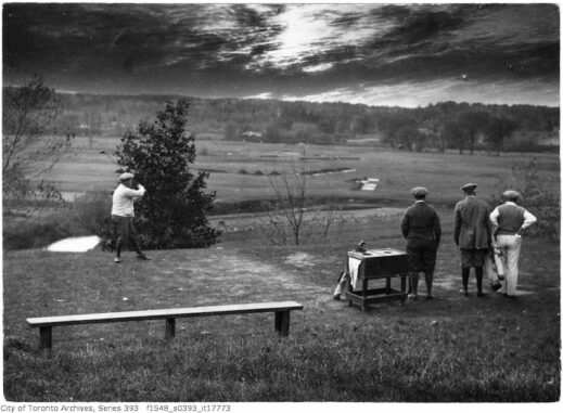 Old Golf Photographs from the City of Toronto Archives