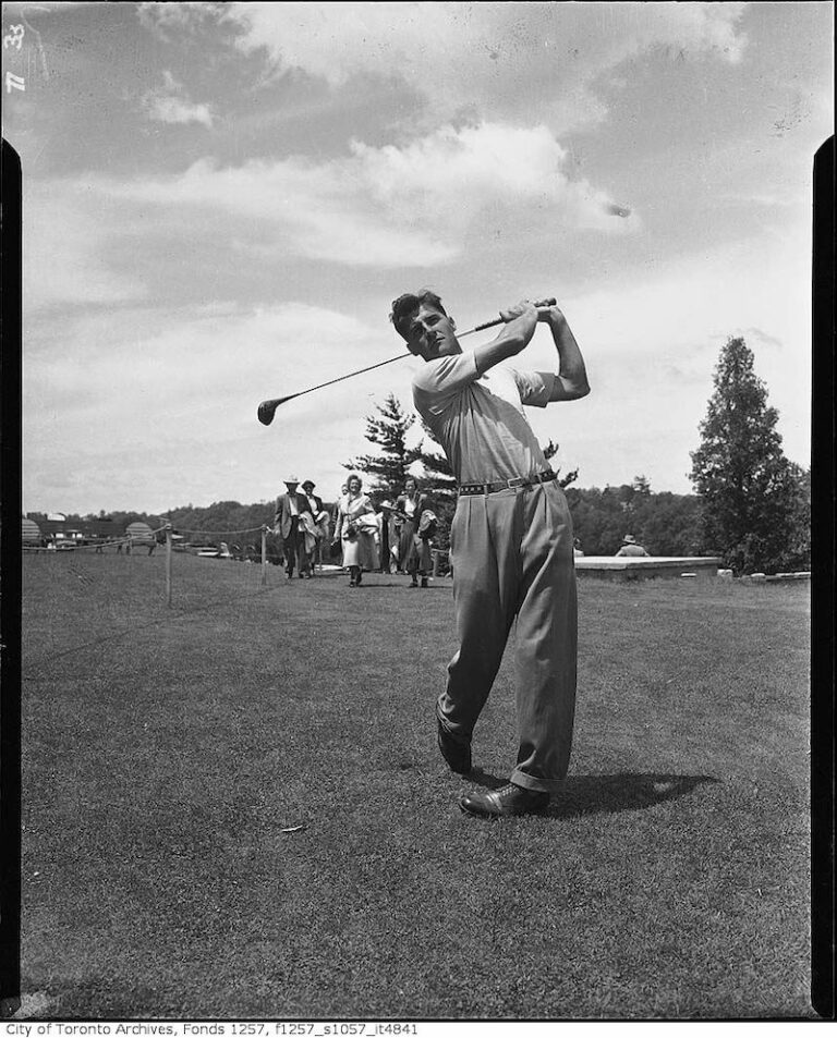 Old Golf Photographs from the City of Toronto Archives