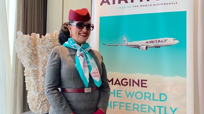 International jet-set comedian Pam Ann joins Air Italy in Toronto