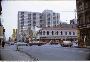 Old photographs of Yonge and Bloor over the years