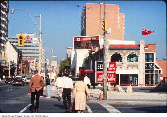 Old photographs of Yonge and Bloor over the years
