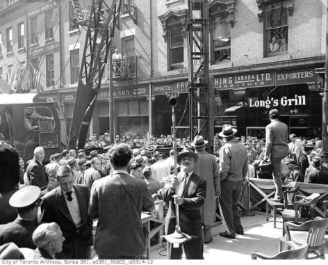 Vintage Photographs from the Construction of the Toronto Subway