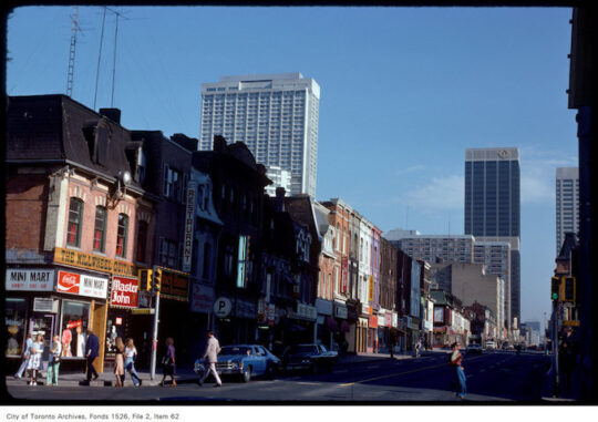 Old Photographs of Yonge Street in the 1970s