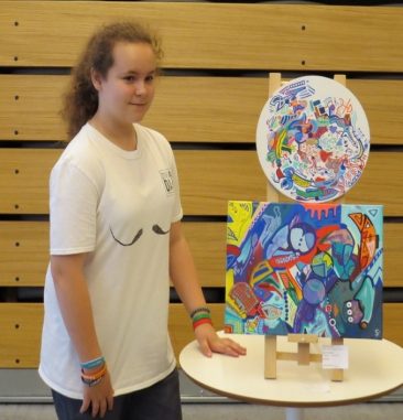 “A Day in the Life” with 13 year old artist Sophia Leopold-Muresan