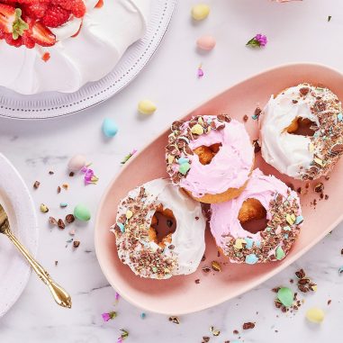 Recipe for Pastel Easter Doughnuts from Bake Good